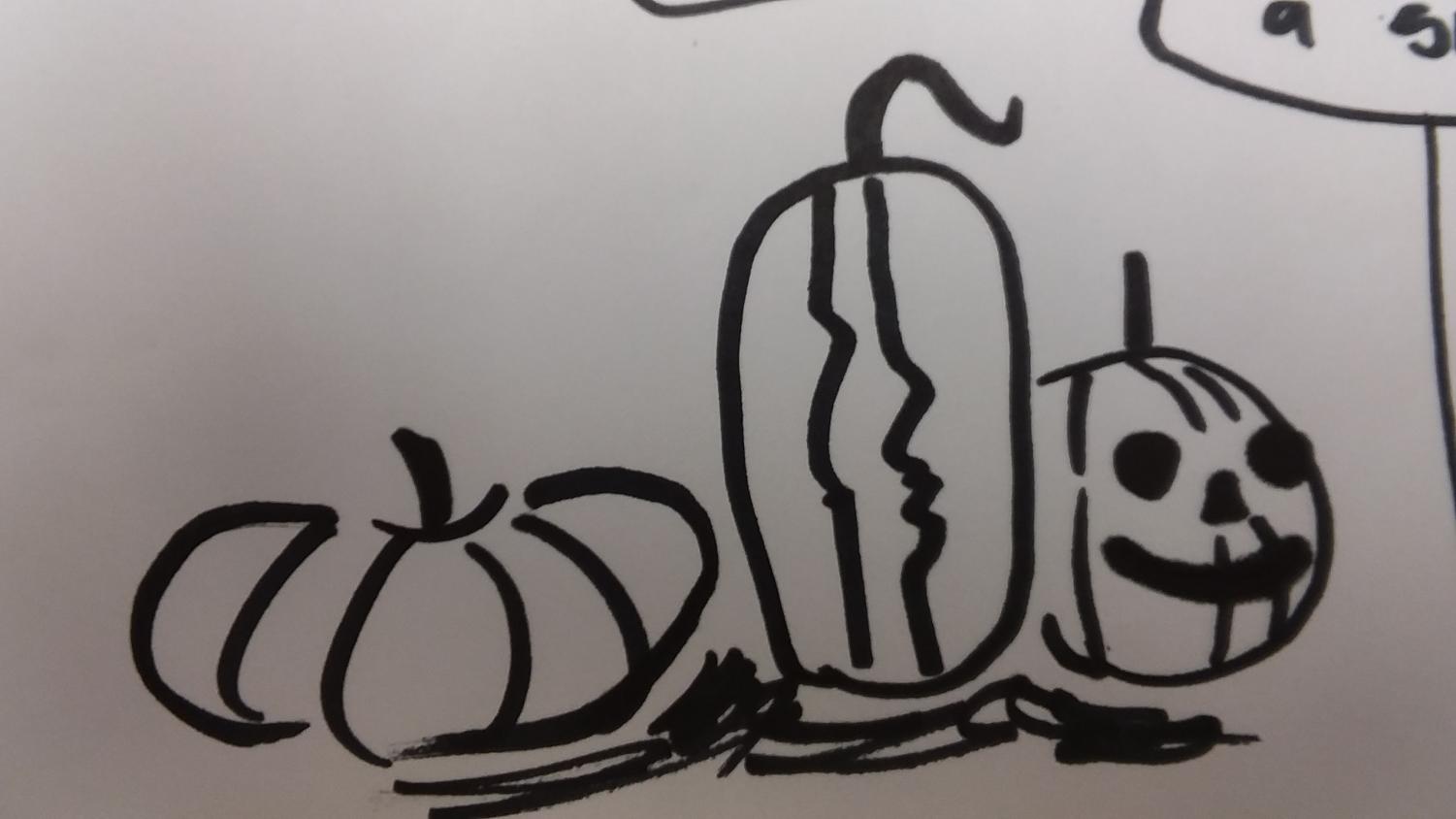 how to draw great pumpkin