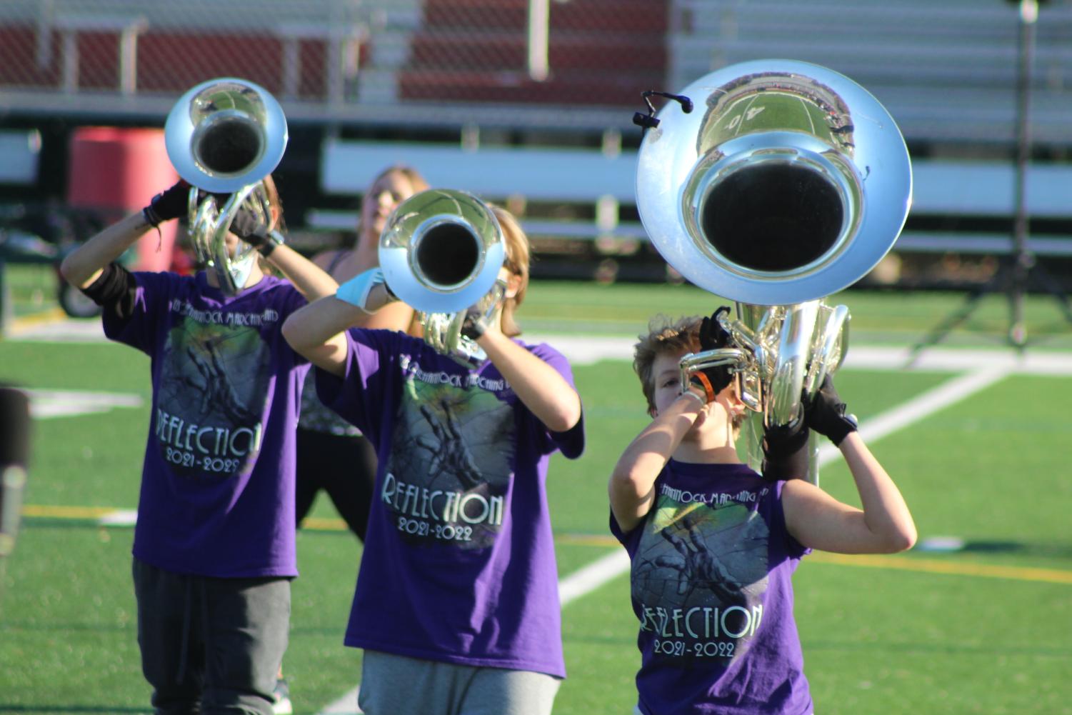 SHS Courier | Marching Band Holds Trophy High at Season’s End